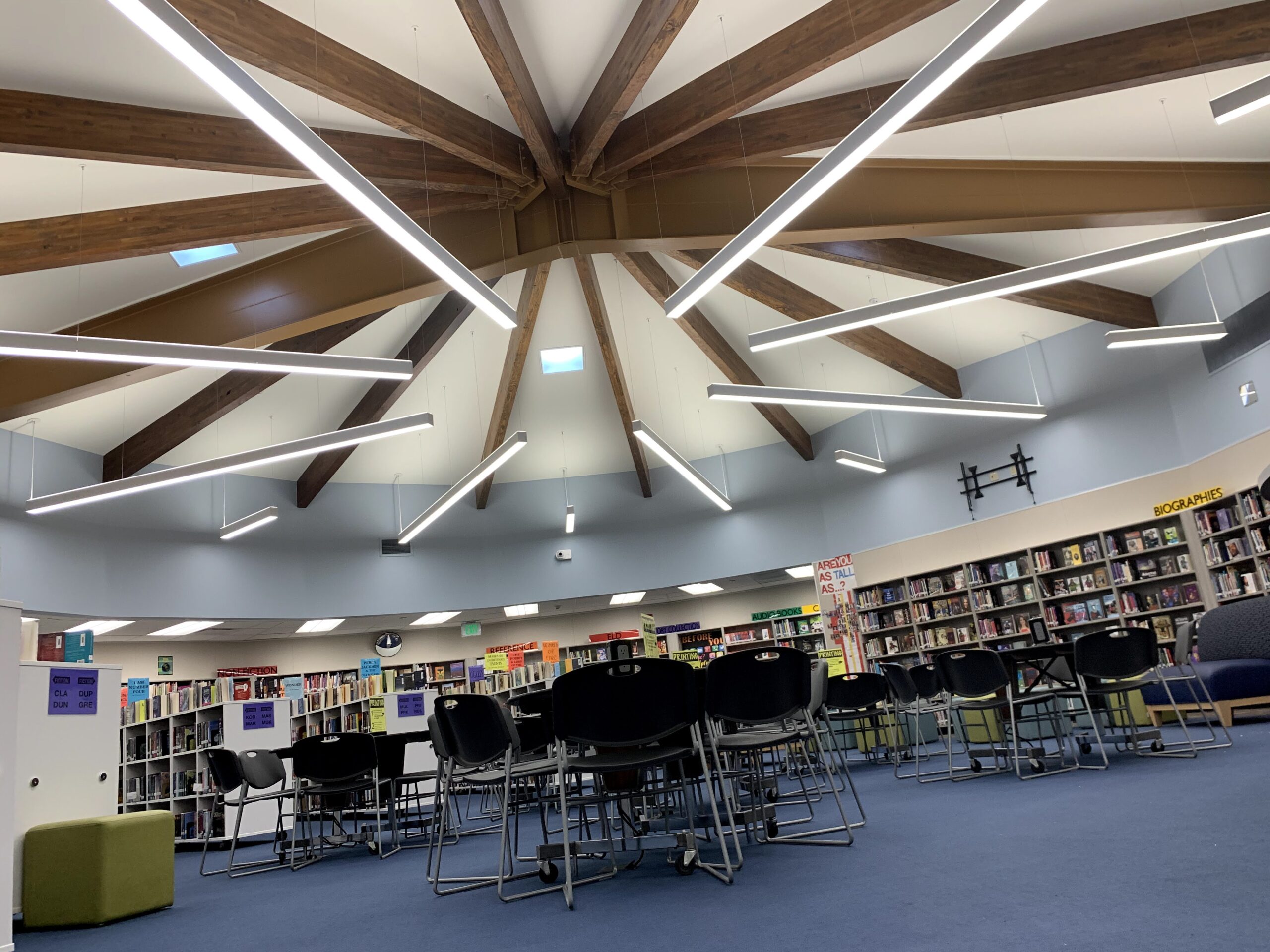 Harvest Park library ready after year-long rebuild - Pleasanton Weekly