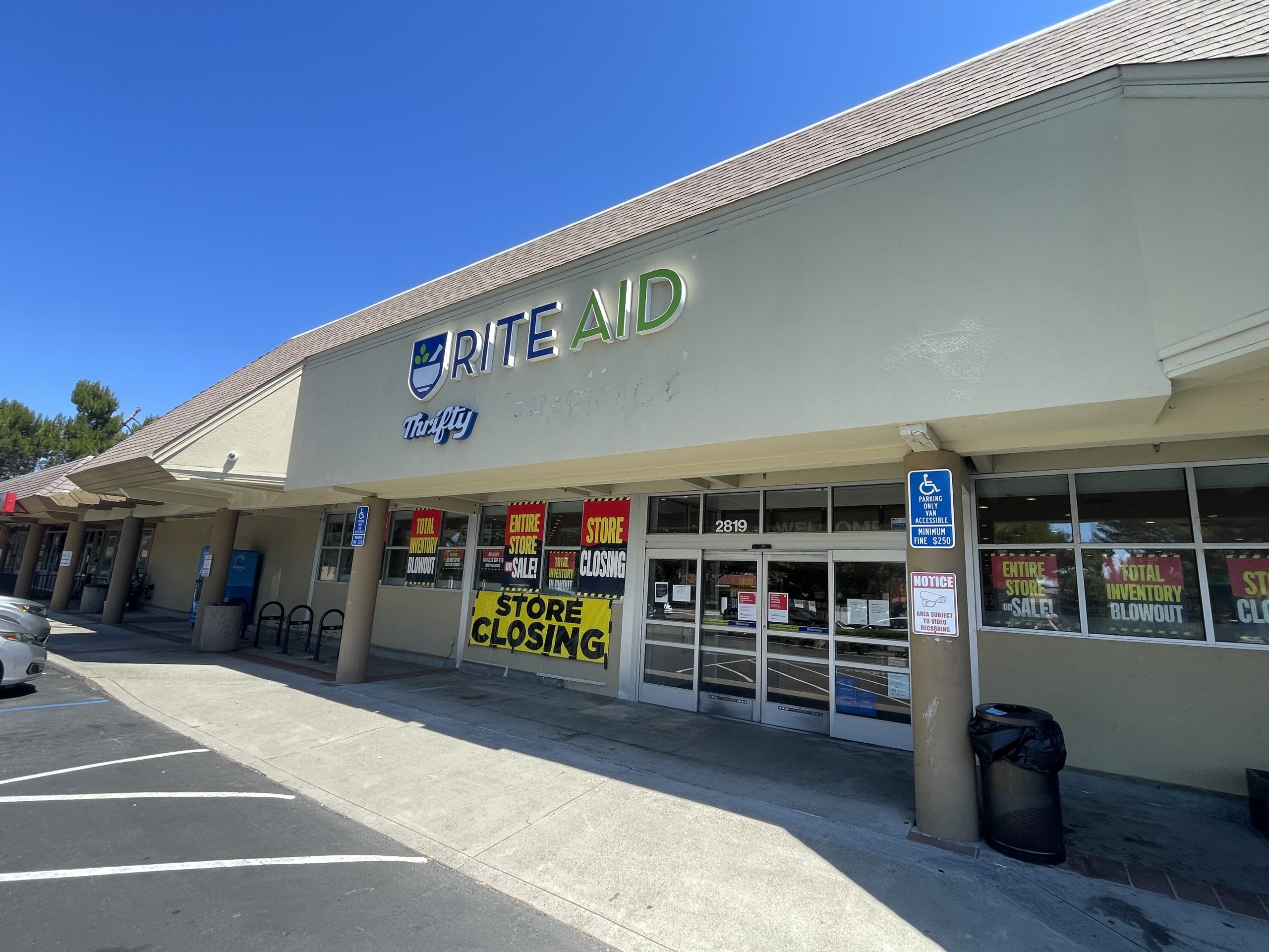 Pleasanton's Rite Aid store closing for good this month - Pleasanton Weekly