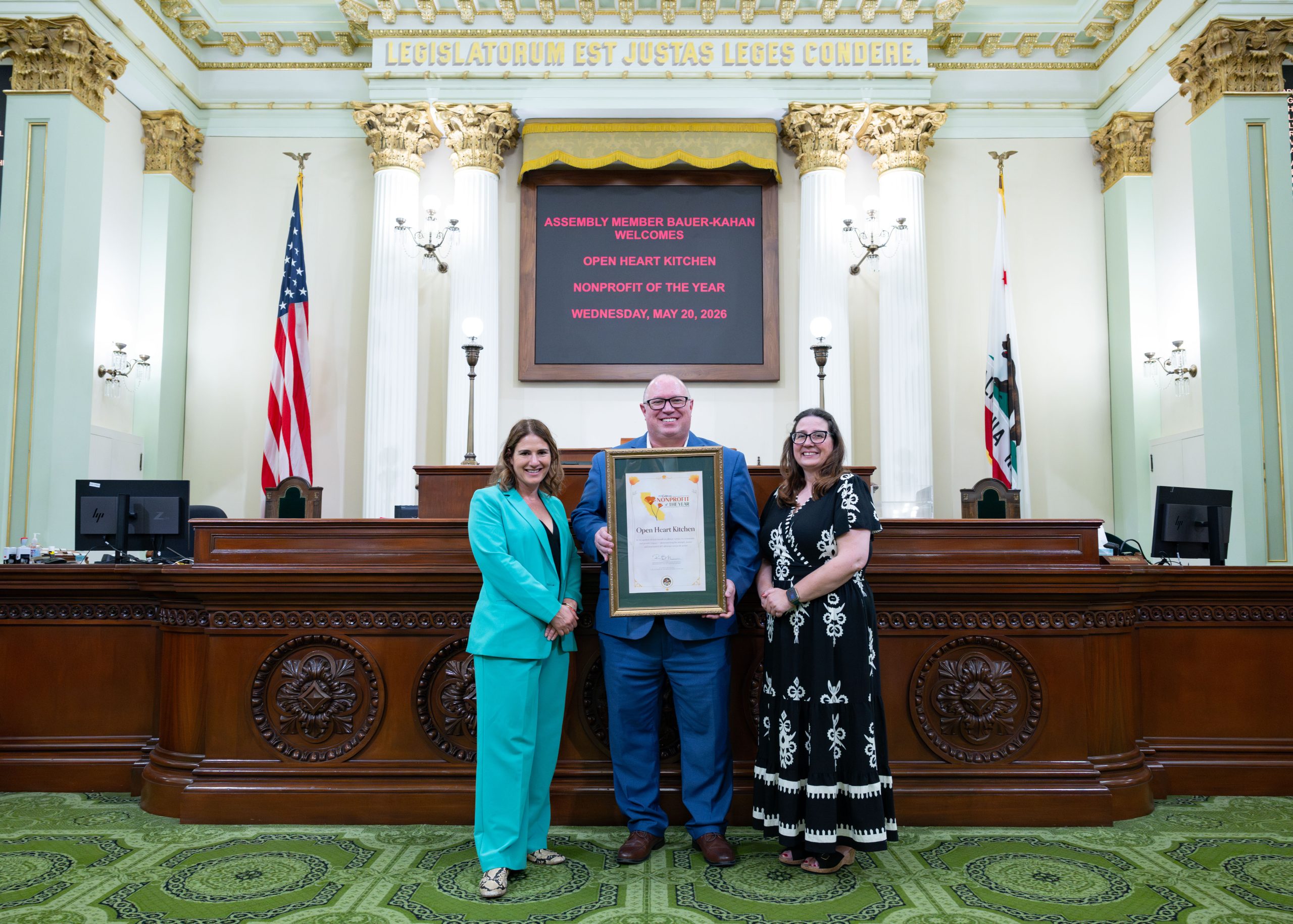 Bauer-Kahan selects Open Heart Kitchen as district's Nonprofit of the ...